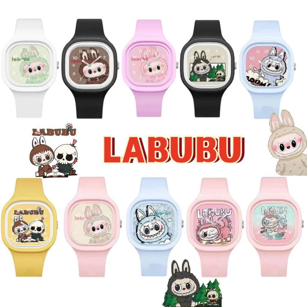 Labubu Student Watch Quartz Silicone | My Labubu – Mon Labubu